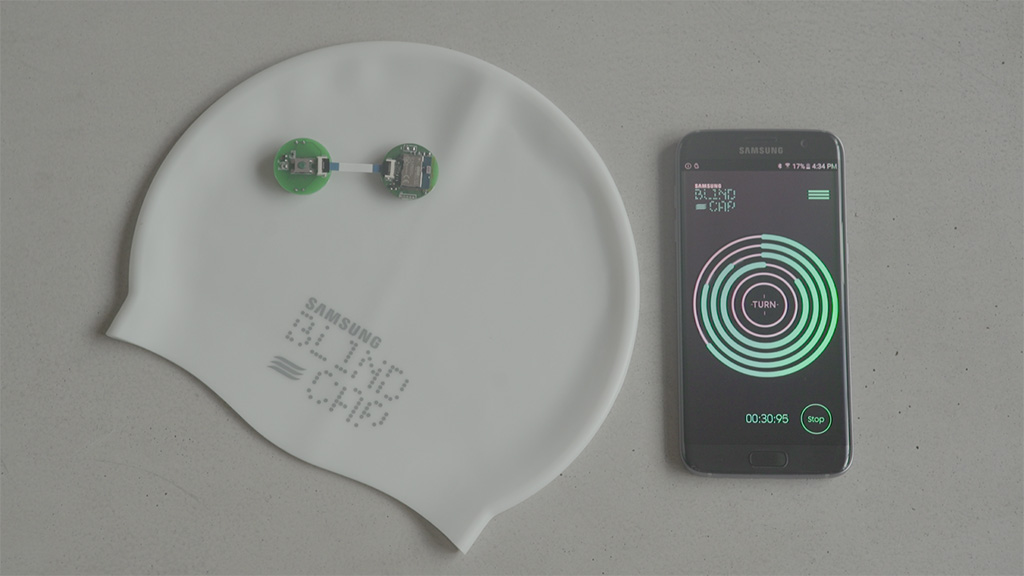 Cheil Spain and Samsung create new high-tech swimming cap for blind ...