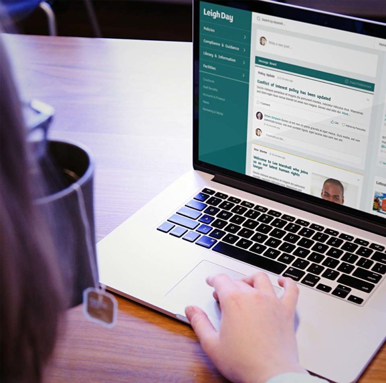 DotLabel help design and develop a bespoke intranet solution for Leigh ...