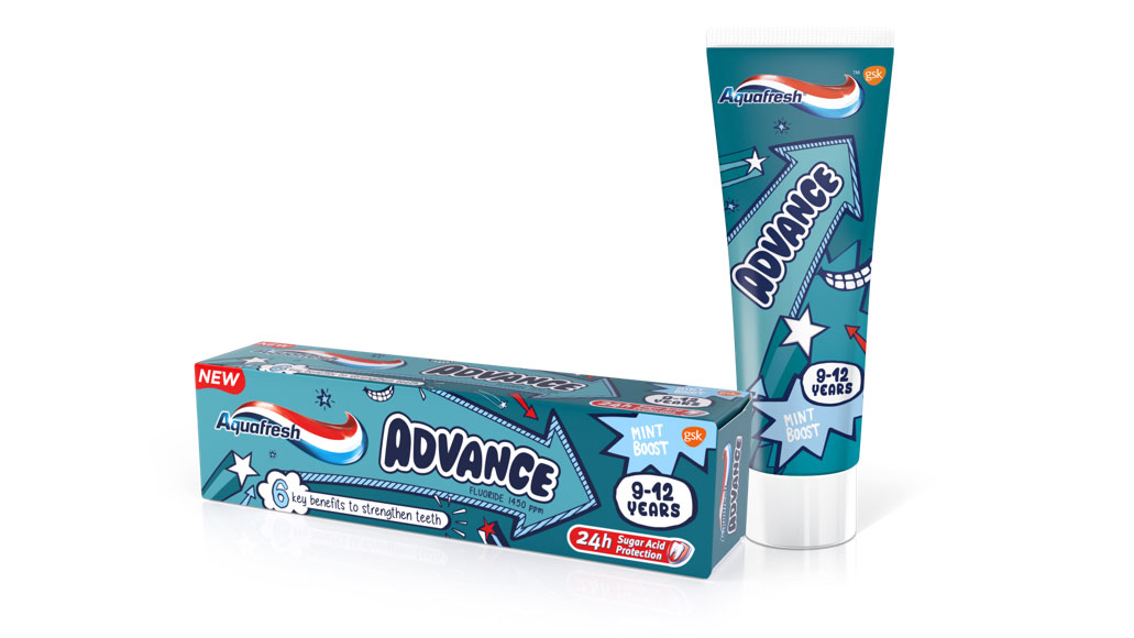 GSK advances its Aquafresh Kids range to provide expert care for 9-12 ...