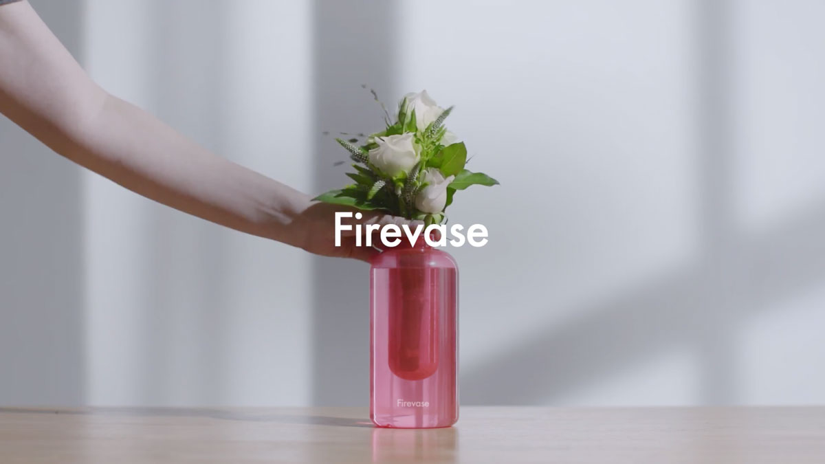 Cheil Worldwide Creates Flower Vase that Doubles as a Fire Extinguisher ...