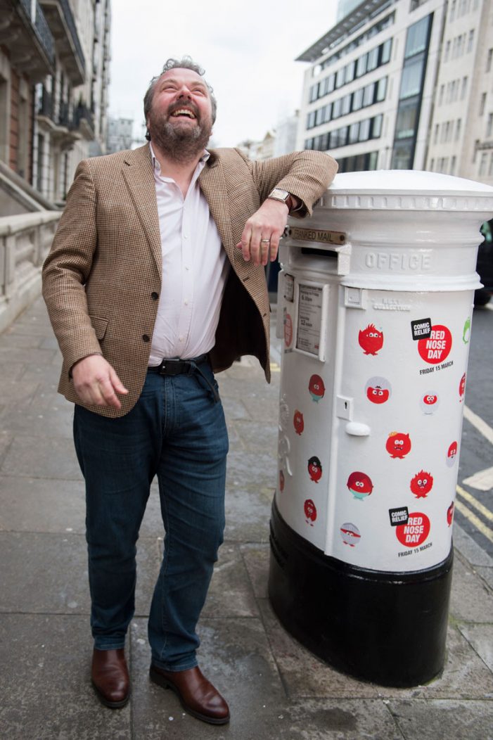 UK’s first ‘laughing’ postbox revealed in support of Comic Relief ...