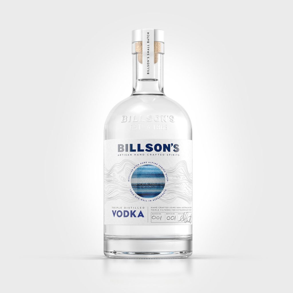 Billson’s launches small batch vodka with strategy and design by Cowan ...