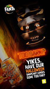 Fanta goes ‘Too Dark’ with Halloween Snapchat-led campaign – Marketing ...