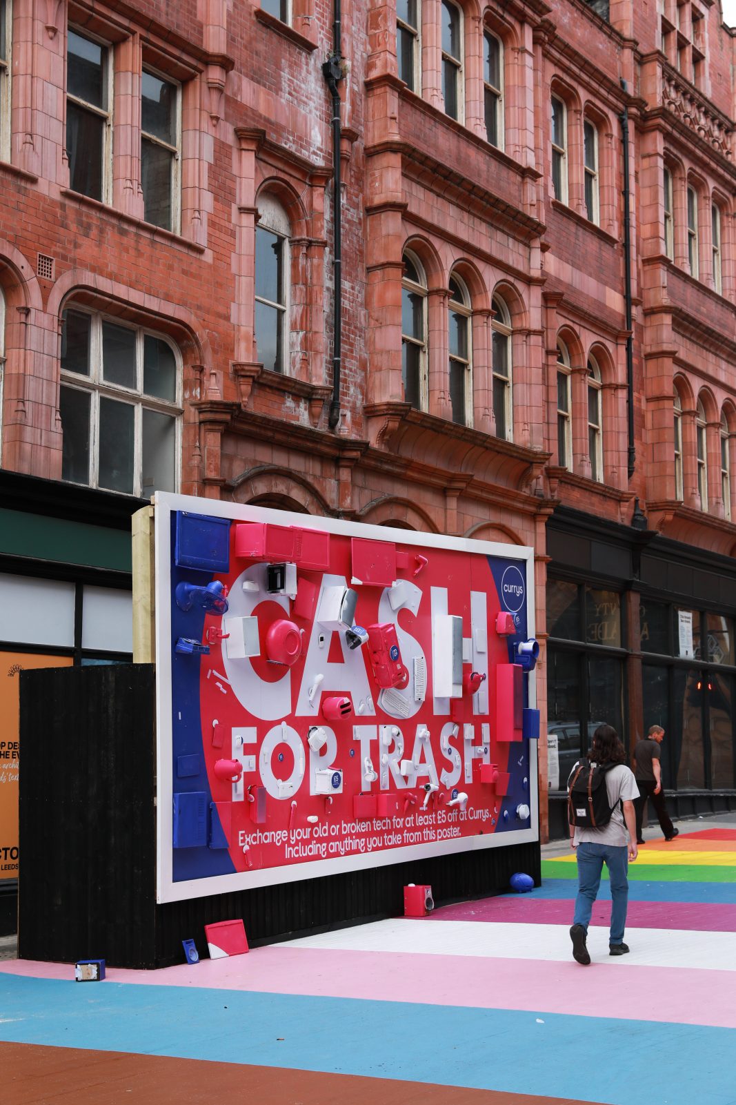 Currys’ billboards laden with old and broken tech devices promote Cash ...