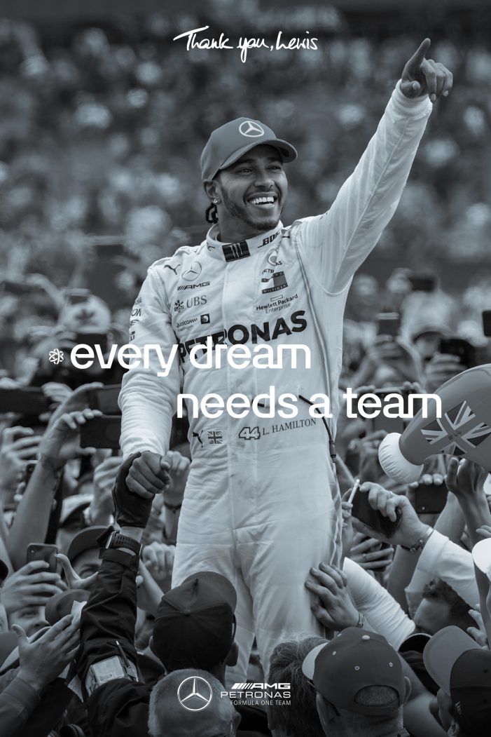 Mercedes-AMG PETRONAS F1 Team bids emotional farewell to Lewis Hamilton ...